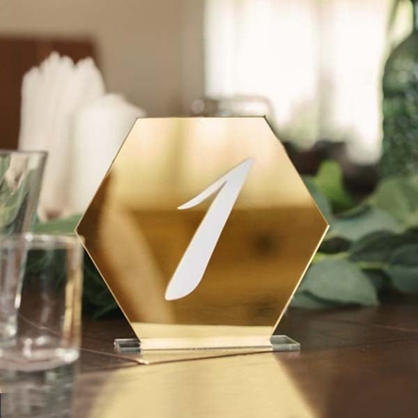 Letters & Numbers for Table Decor - TCF Linen