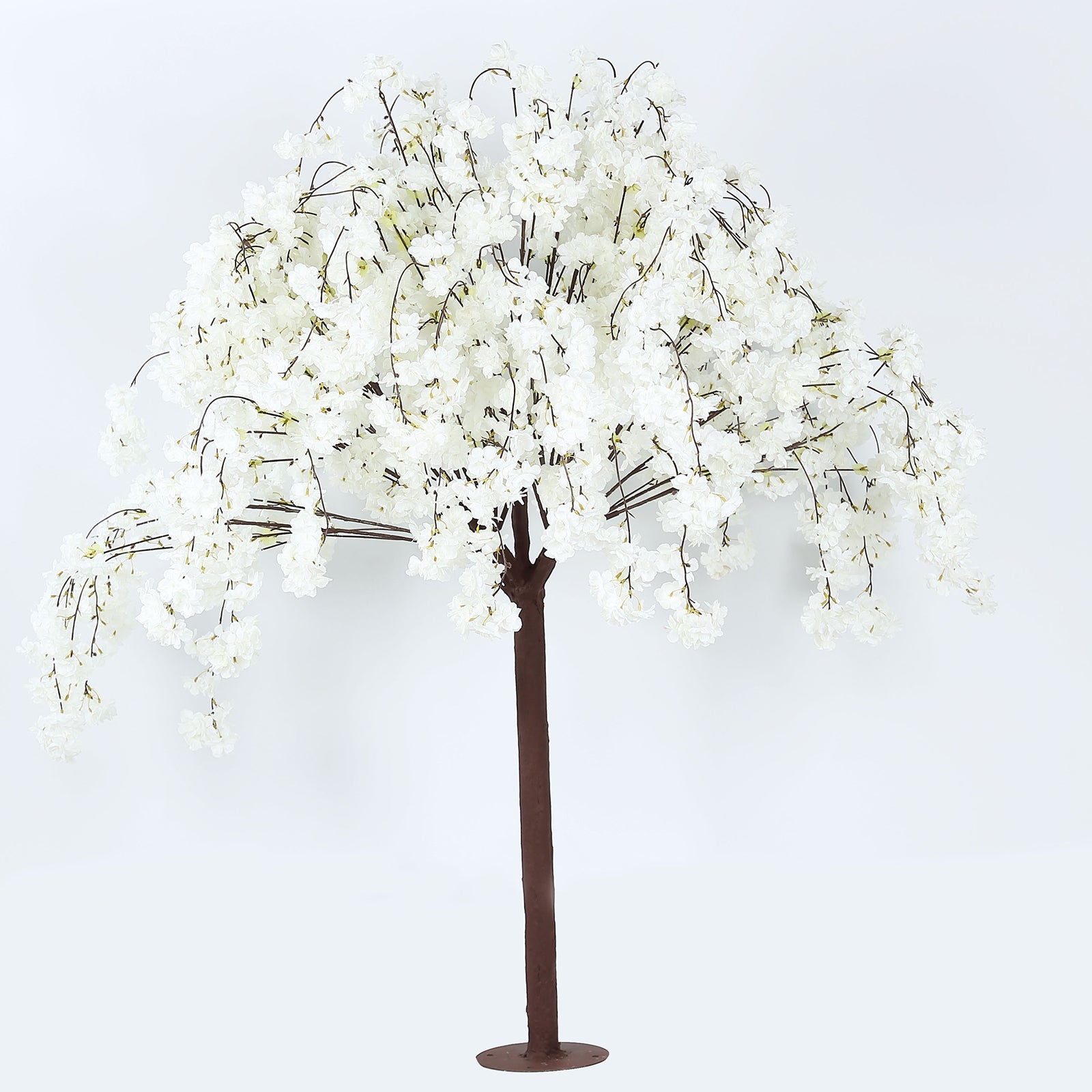 2pk 5ft White Artificial Cherry Blossom Tree | TCFLinen