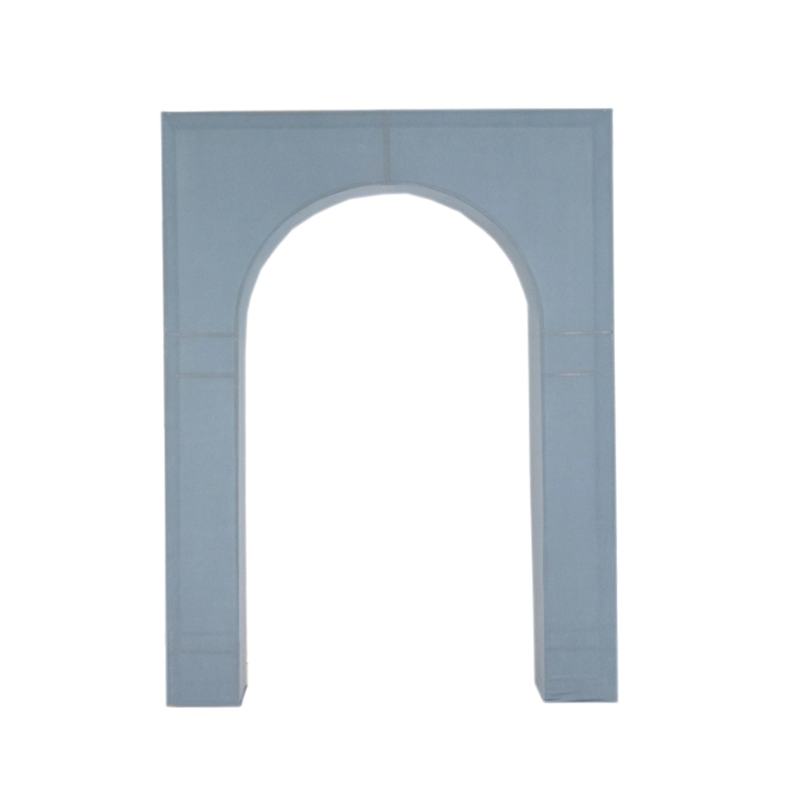 12-pk 8ft Dusty Blue Spandex Arc Backdrop Cover | TCFLinen