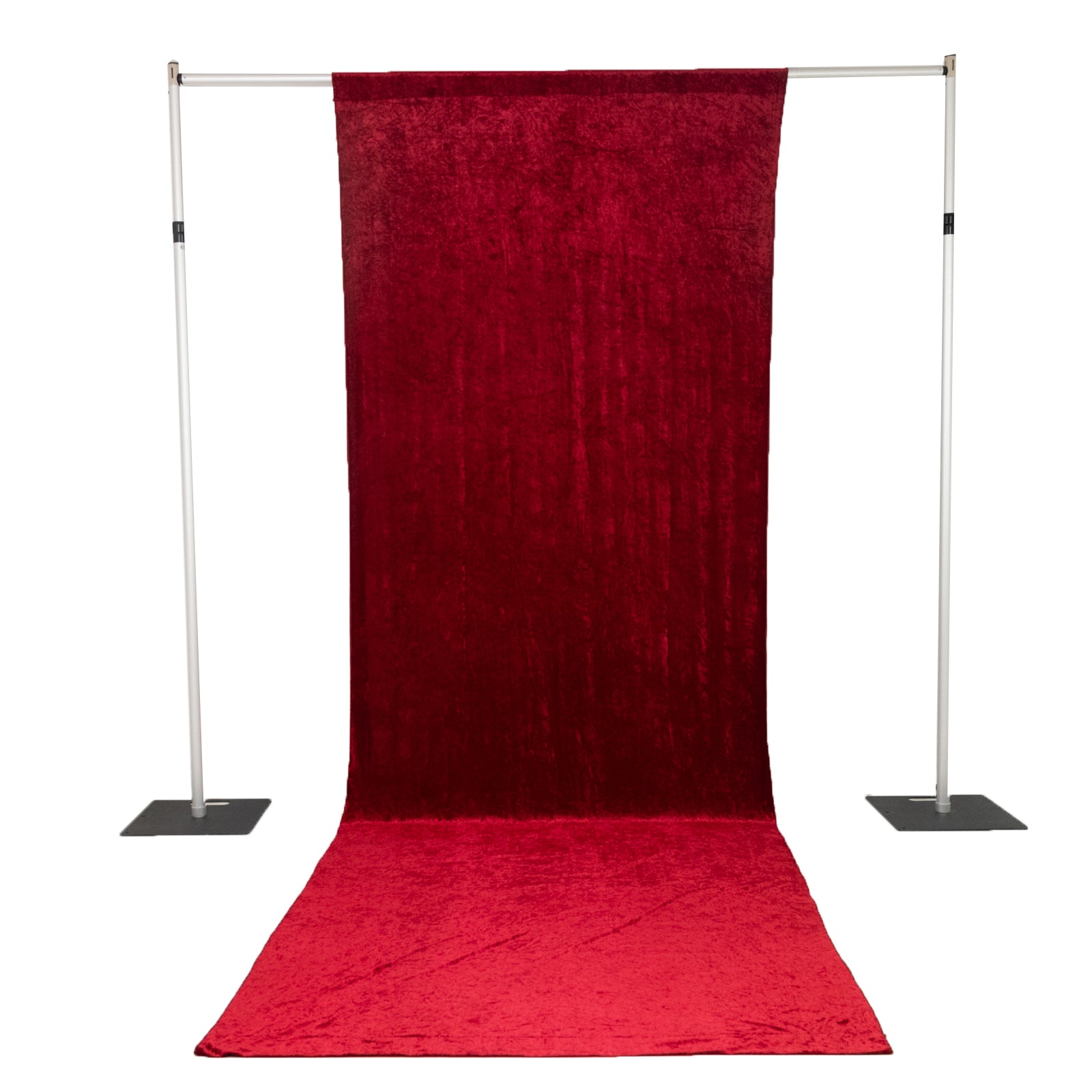 5ft x 14ft Red Velvet Backdrop for Photo Booth | TCFLinen
