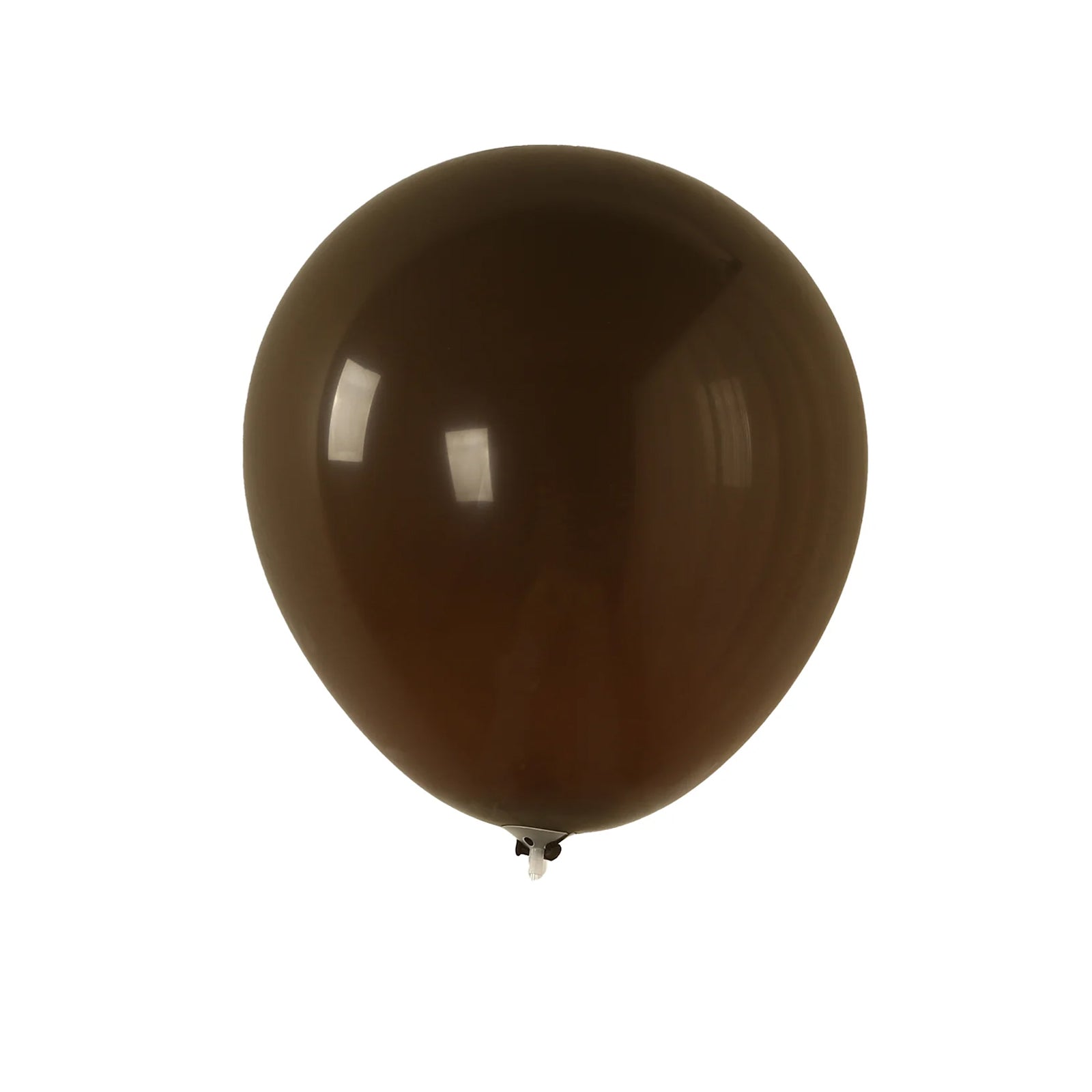 18" Matte Cinnamon Brown Latex Balloons | tcflinen.com