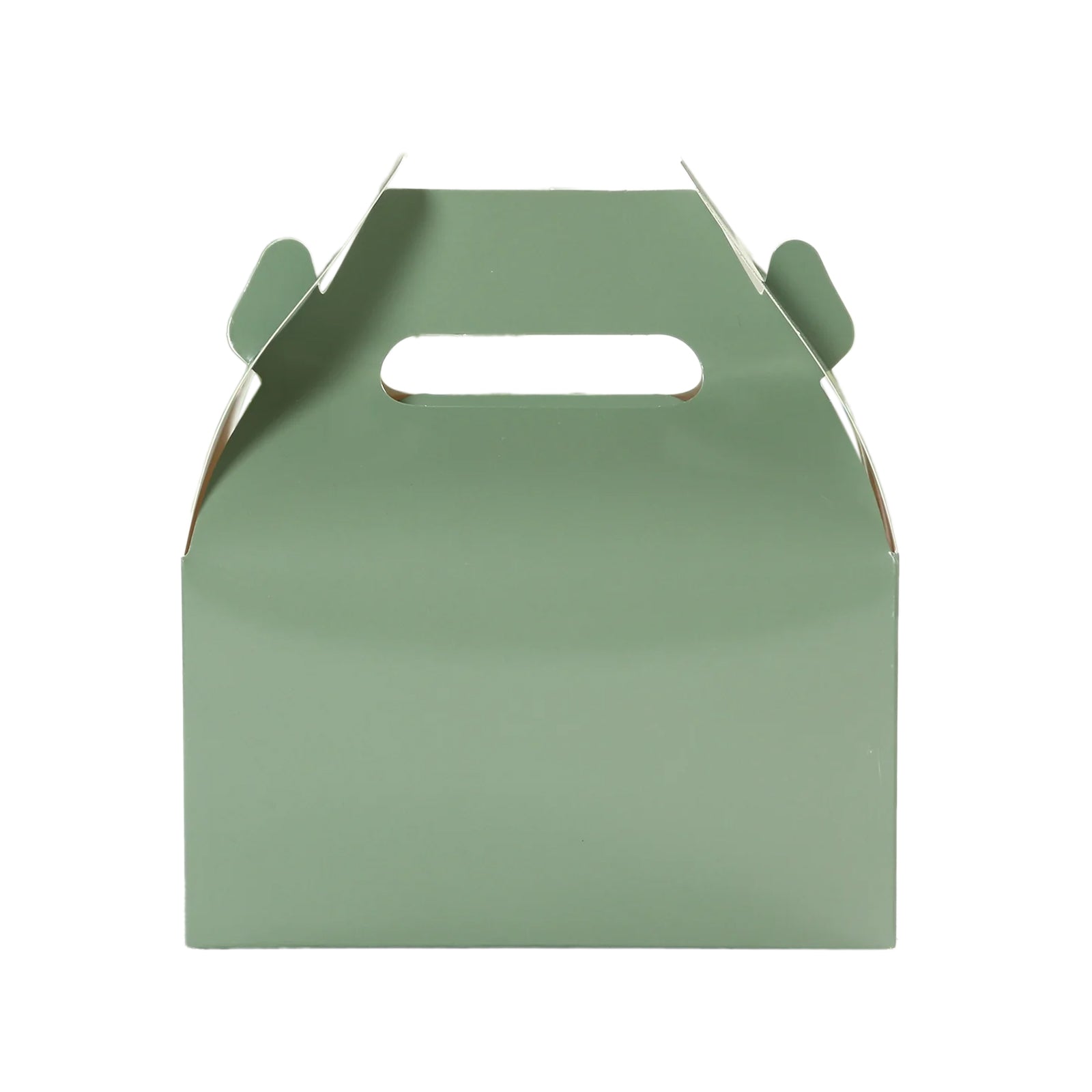 25 Pack Dusty Sage Green Gable Boxes 6"x3.5"x7" by TCFLinen