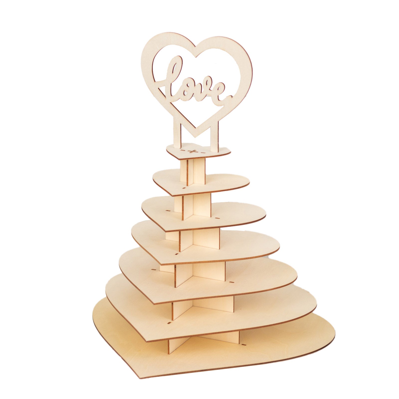 Case 16in 7-Tier Wooden Chocolate Stand | TCFLinen