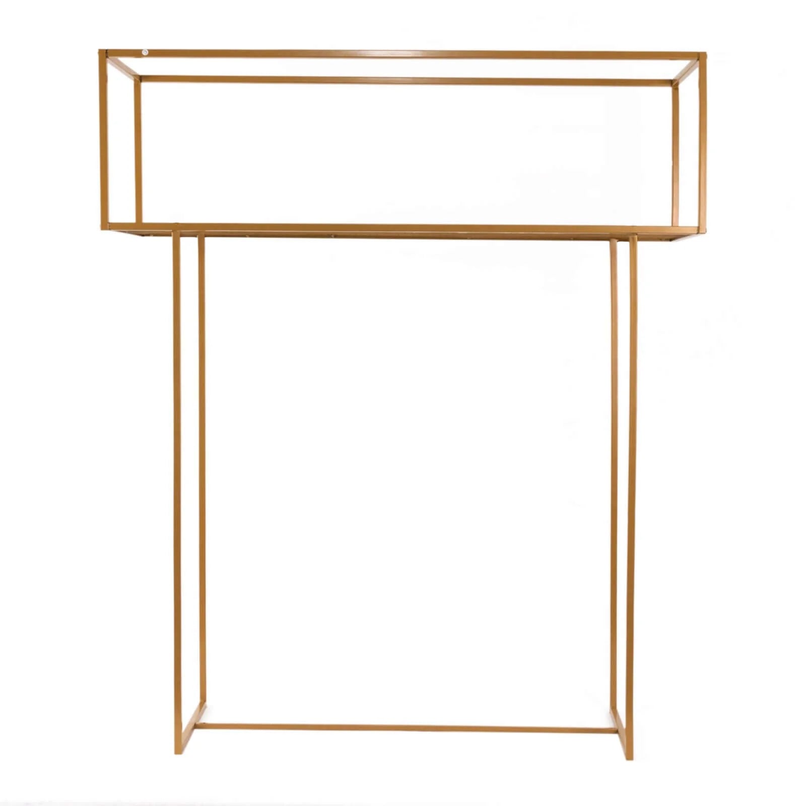 2 pc 48" Gold Metal Floral Display Rack | TCFLinen