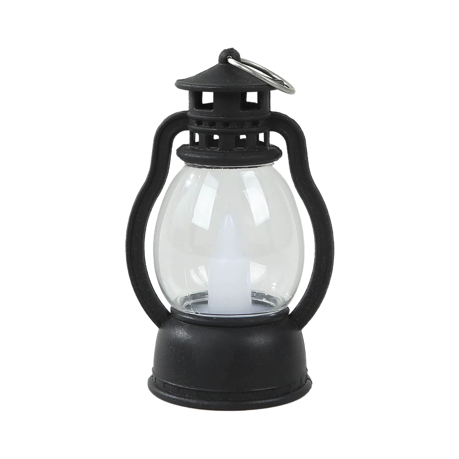 Vintage Black Mini LED Lanterns - 12 Pack | tcflinen.com