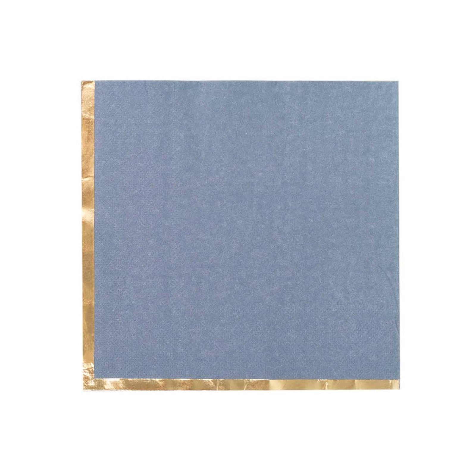 50 pk 6.5x6.5 Dusty Blue Cocktail Napkins | TCFLinen