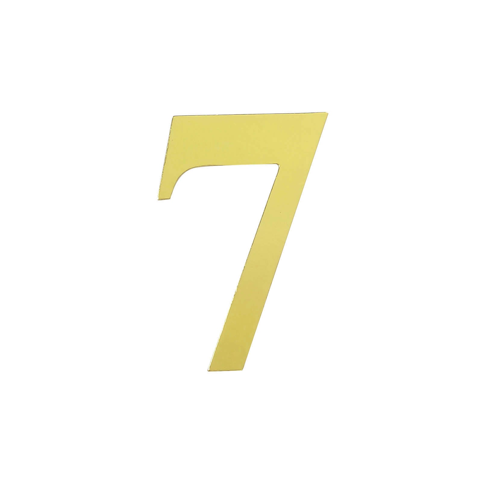 Gold Number Stickers 5" 4 Pack | tcflinen.com