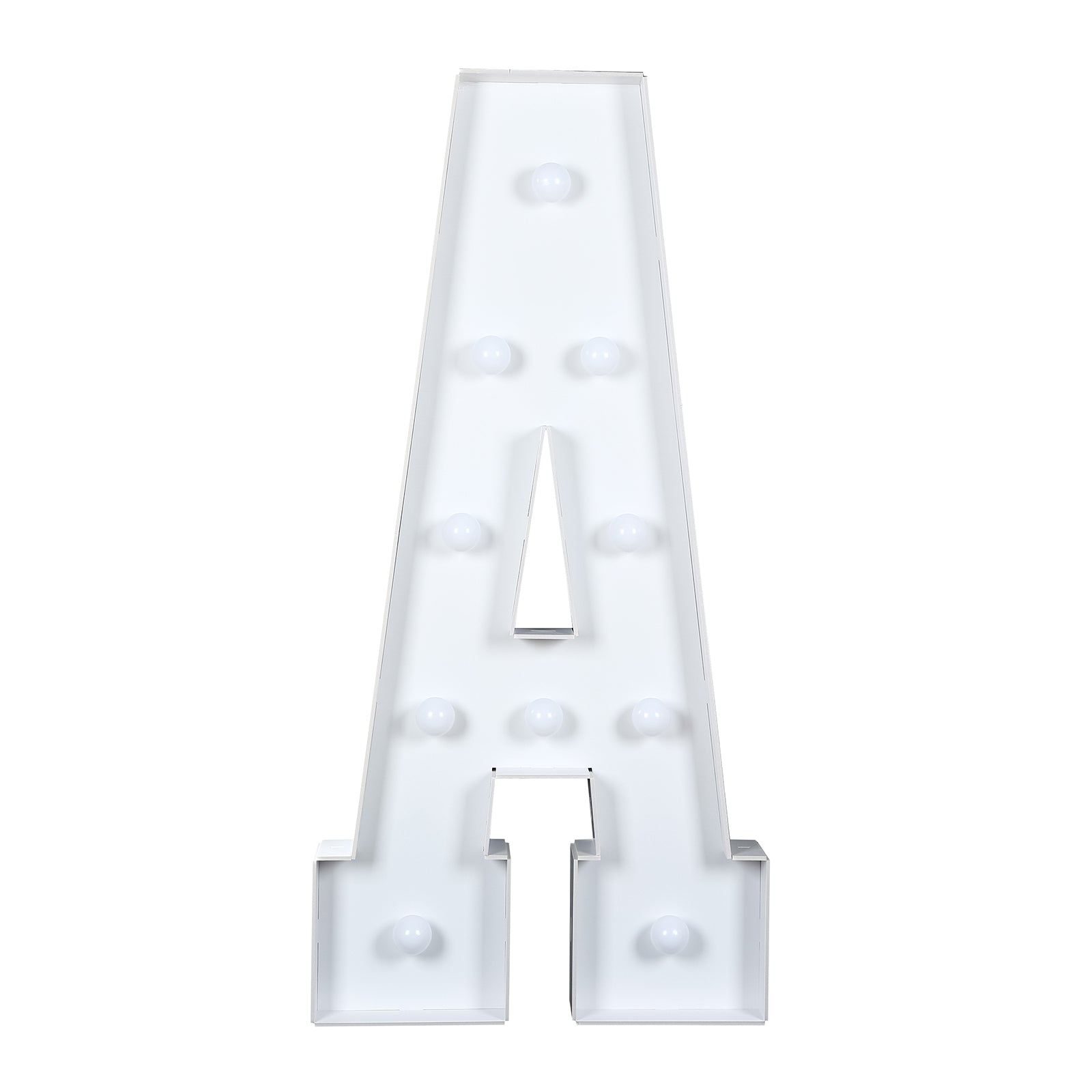 1 pc 4ft White LED Marquee Letter A Kit | TCFLinen