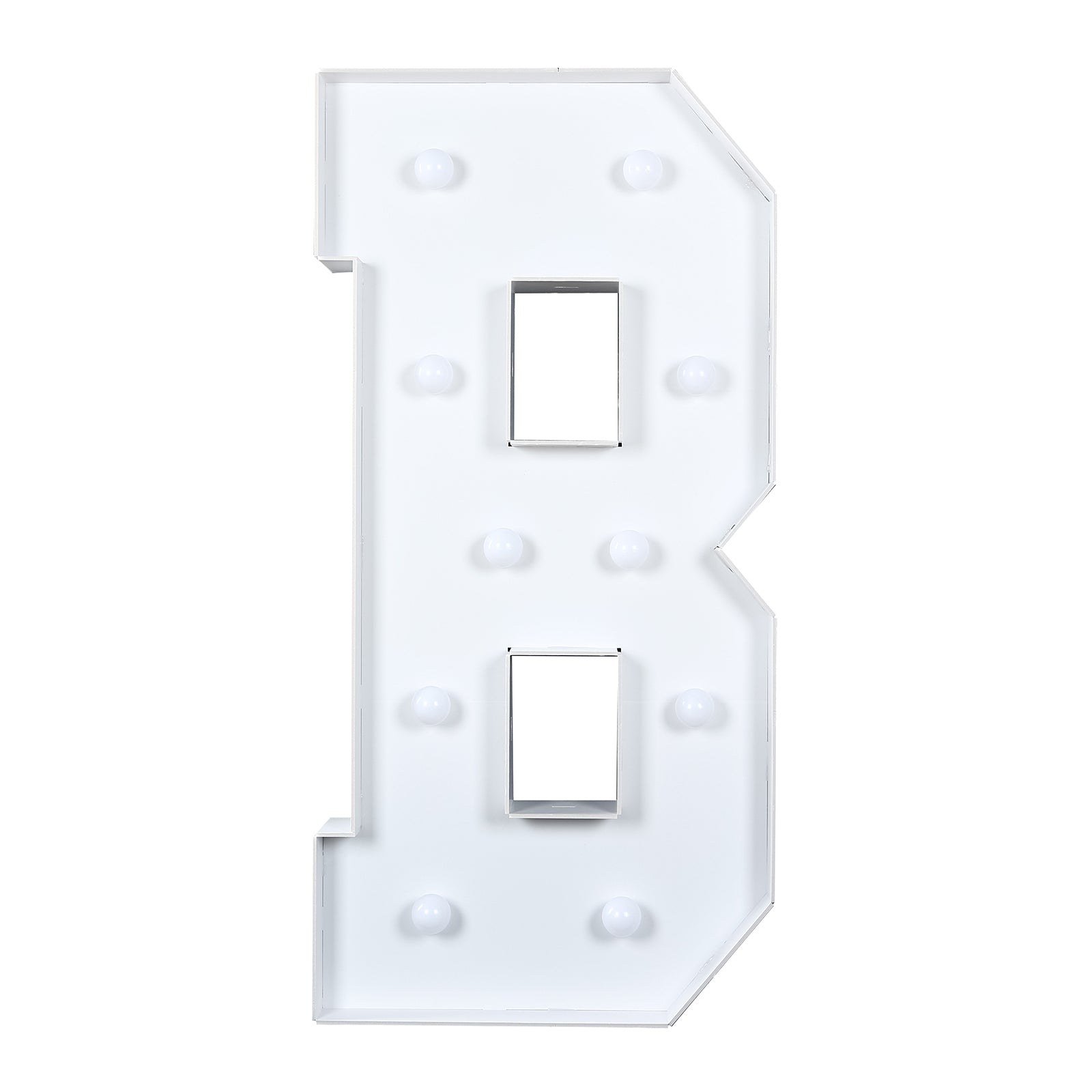 Case 4ft LED Foam Letter B Marquee Light Kit | TCFLinen